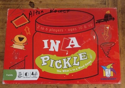 In A Pickle Game 2004 - Gamewright - Complete with all cards - 2-6 ...