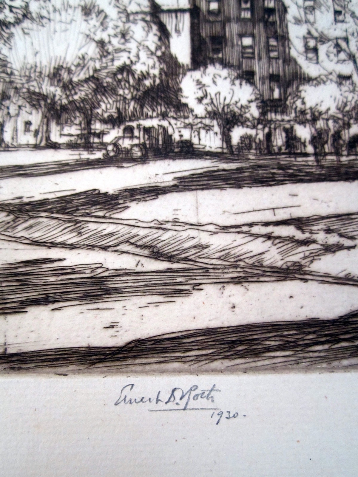 "Riverside Church" etching by Ernest D. Roth | eBay
