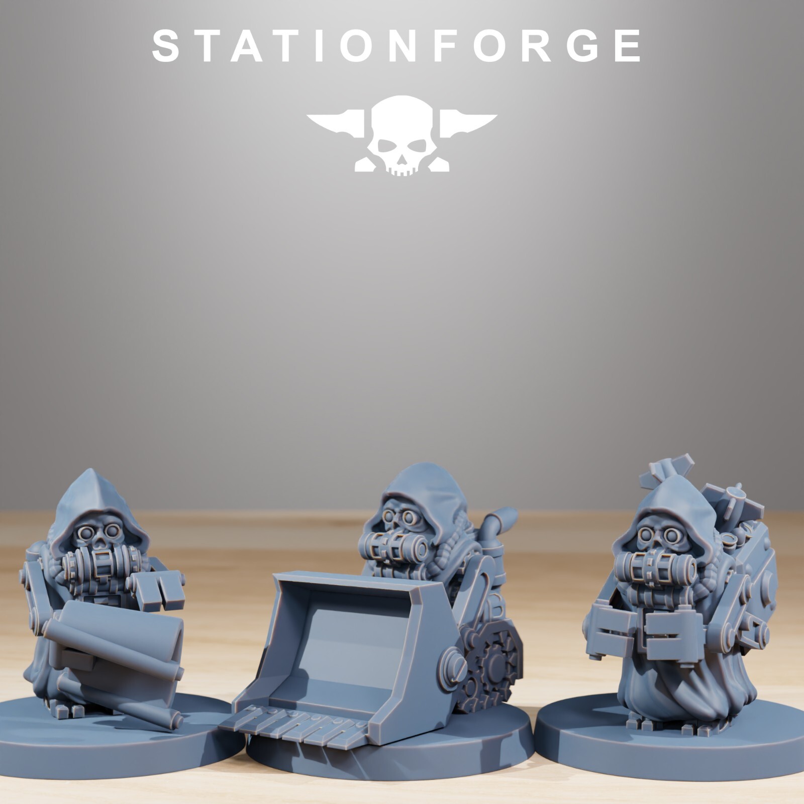 Stationforge Miniatures Bobby Gang Tabletop Sci Fi Grim Dark Wargame 3D ...