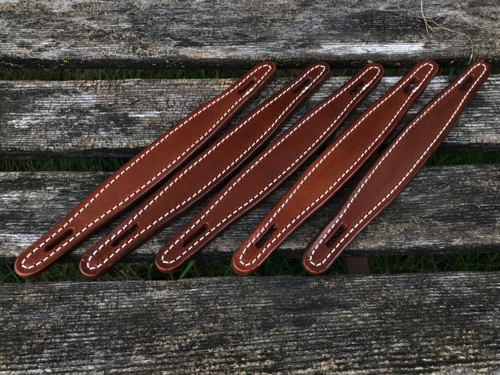 HANDMADE FULL GRAIN LEATHER AMP HANDLE FOR FENDER "TWEED" AMP - MADE IN ...