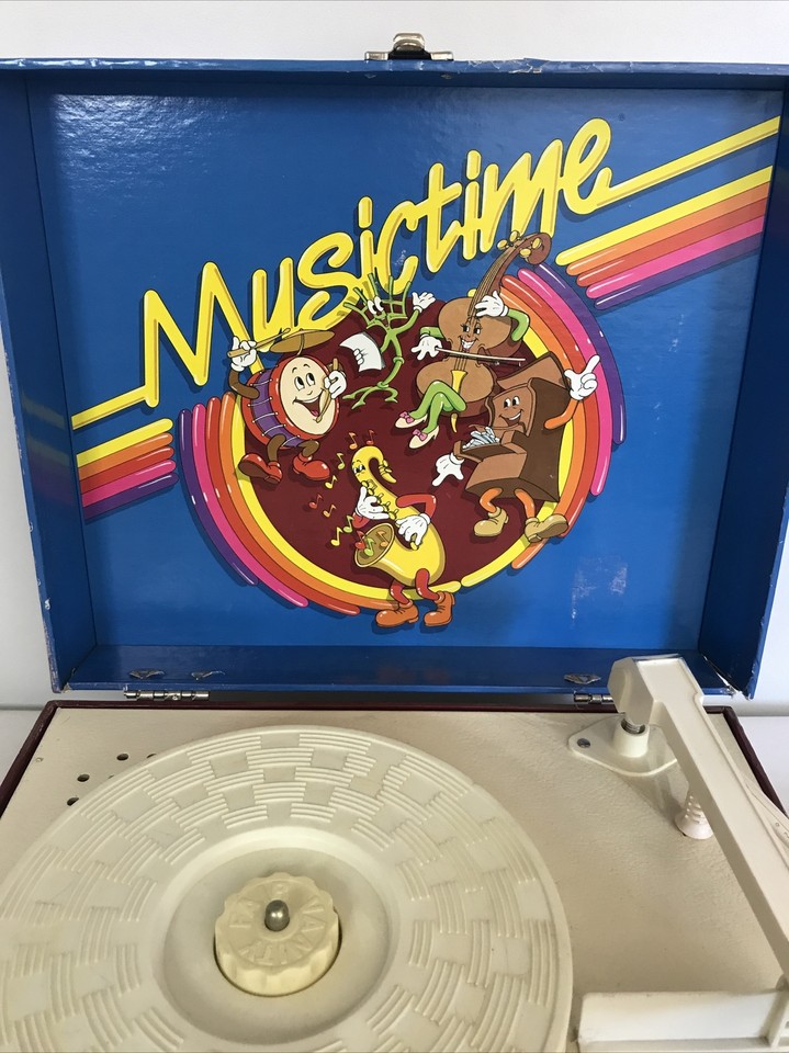 Vintage Vanity Fair Musictime Record Player Turntable 45/33 RPM Needs ...