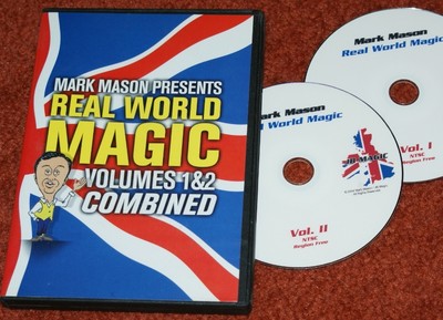 Real World Magic 2-DVD set -- Mark Mason -- practical, impressive magic ...
