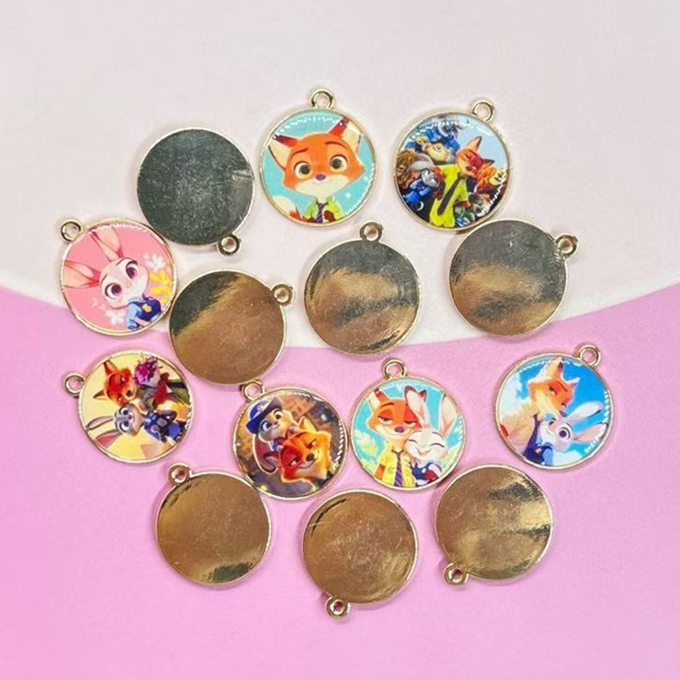 70Pcs cartoon Anime cute mix Charm bracelet necklace Pendants DIY ...