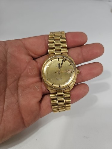 OMEGA SEAMASTER 18K GOLD AUTOMATIC CAL 1111 MENS WATCH 1970s | eBay