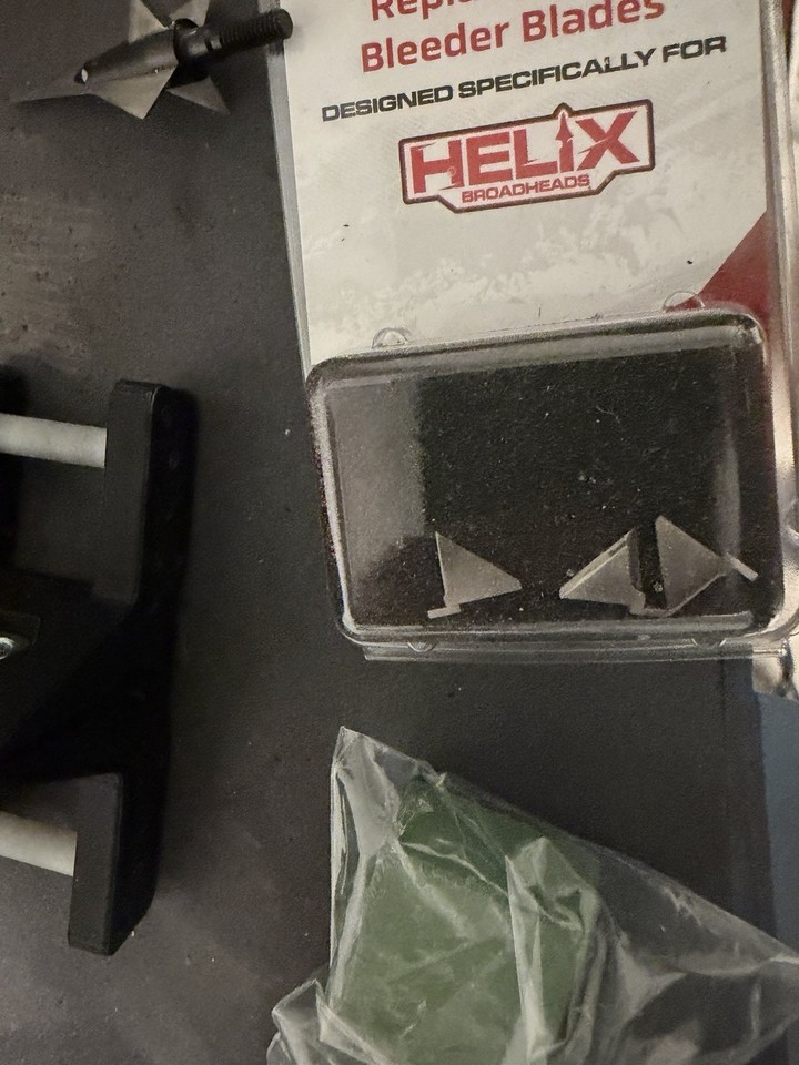 Helix Broadheads And Sharpener | eBay