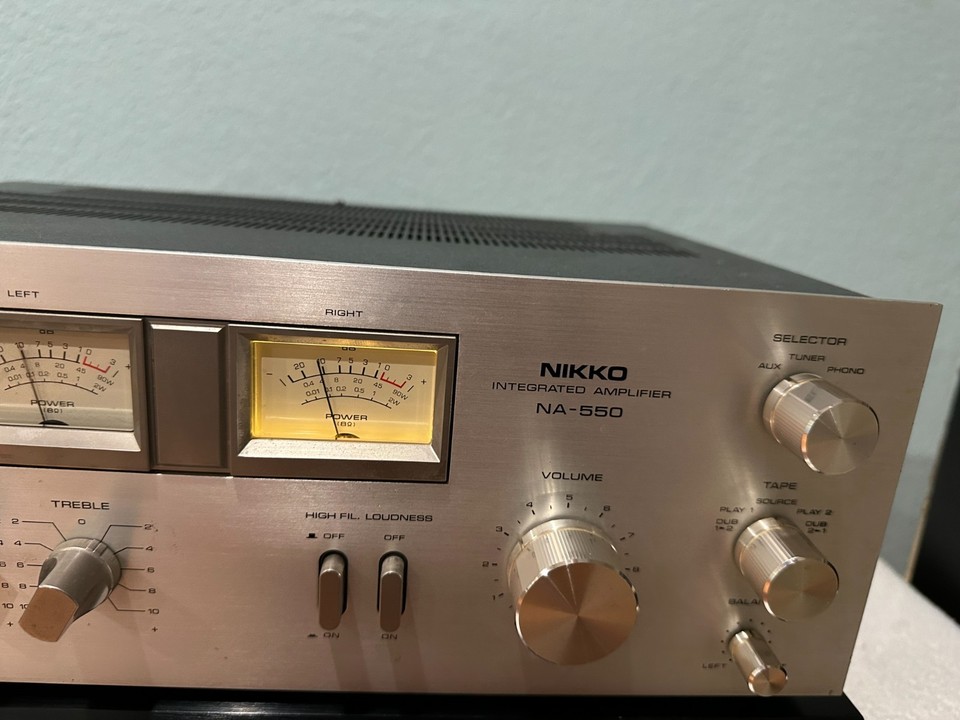 Vintage Nikko NA-550 Stereo Integrated Amplifier, 50 WPC 8 Ohms | eBay