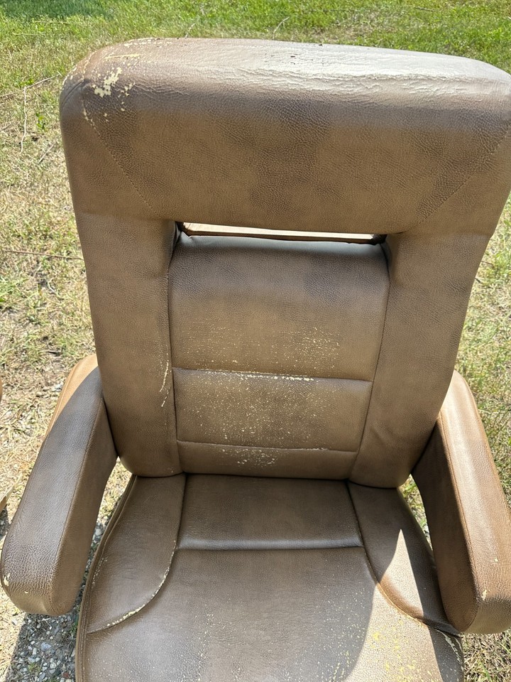 Flexsteel RV Captain's Chairs Seats PAIR Tan Brown Taupe motorhome ...