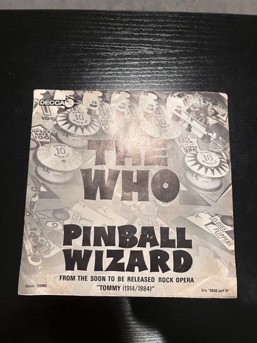 The Who Pinball Wizard Single USA Picture Sleeve EX- | eBay