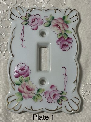 Switch Plates & Outlet Covers - Shabby Roses