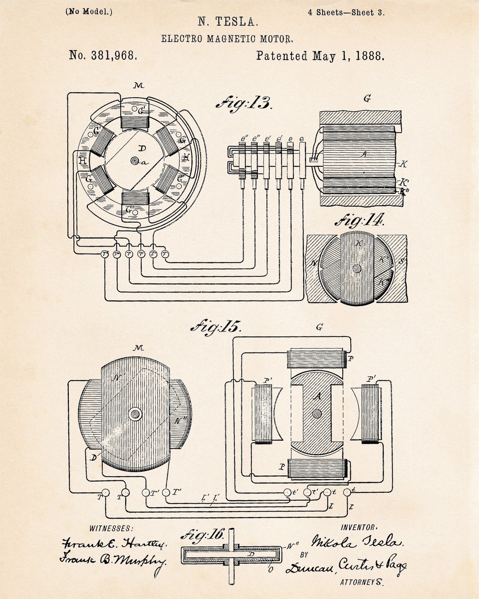 Nikola Tesla Patents Unreleased