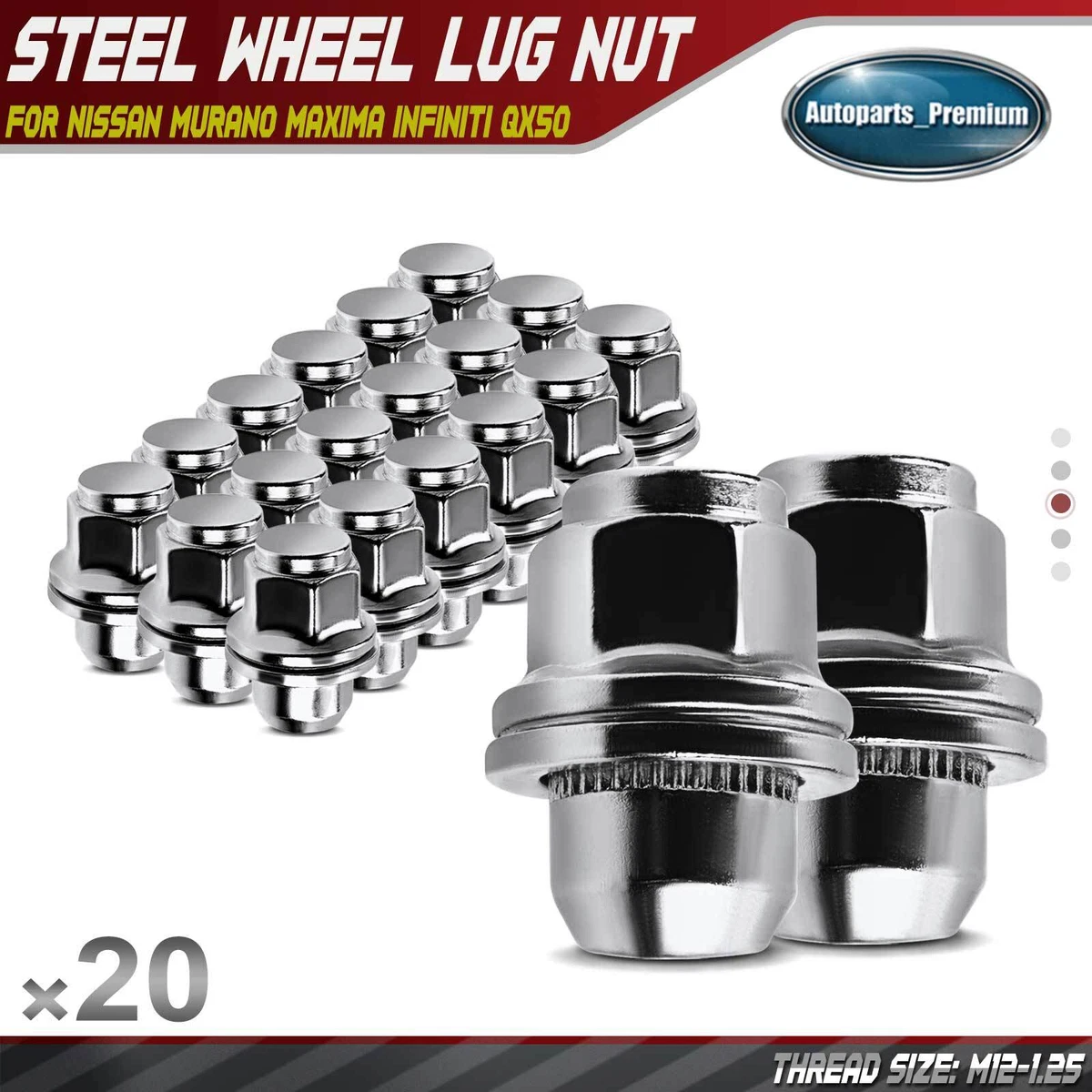 Nissan Maxima Lug Nut Size