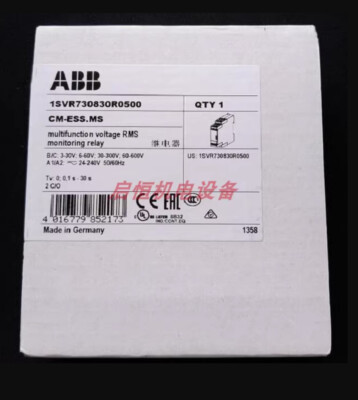 ABB Voltage Monitor CM-ESS.MS, 3-600V, 24-240VAC 10066191 | eBay