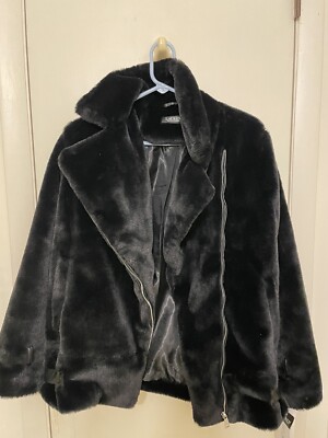NWT Lauren Ralph Lauren faux fur coat | eBay