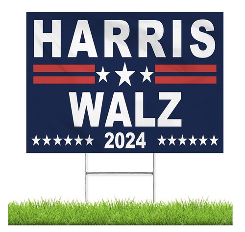 Harris Walz Yard Sign, Kamala Harris Tim Walz 2024 Sign, Harris Walz ...