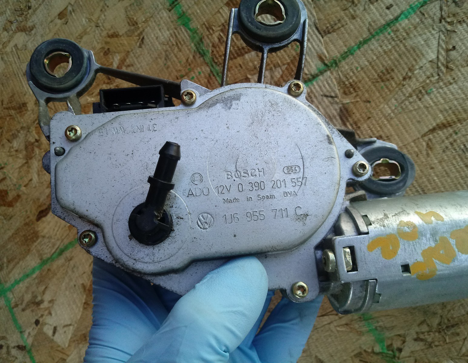 01 VW Golf rear glass wiper motor actuator Part # 1J6 955 711 C OEM | eBay