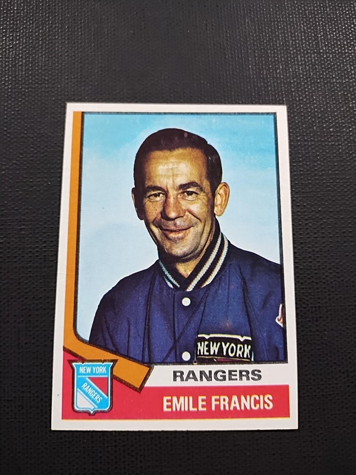 1974-75 Topps Hockey Emile Francis New York Rangers #9🏒🏒💥 VG-EX | eBay