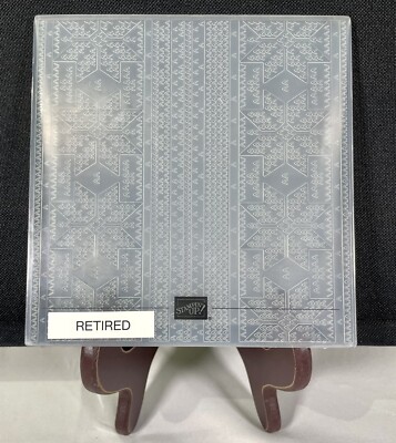 Stampin' Up! Winter Knit 6"x6" Embossing Folder | eBay