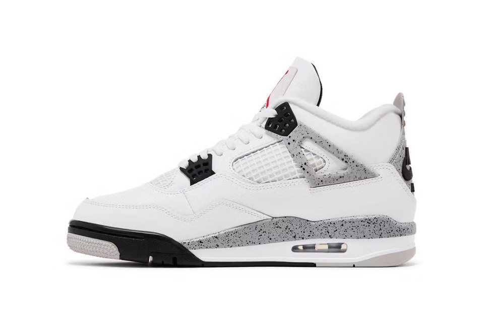 Nike Air Jordan 4 Retro "White Cement" Jordan 4 AJ4 GS 2025 IB4171-100 ...