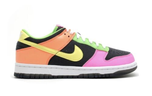 Size 7 (GS) - Nike Dunk Low Black - 310569-071 for sale online | eBay