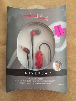 Rocketfish RF-EB210 Red In-Ear Headsets 2.5mm 600603119453| eBay