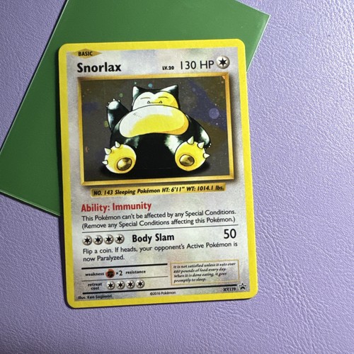 Snorlax XY179 XY Black Star Promo HOLO Pokemon Card NM/LP | eBay
