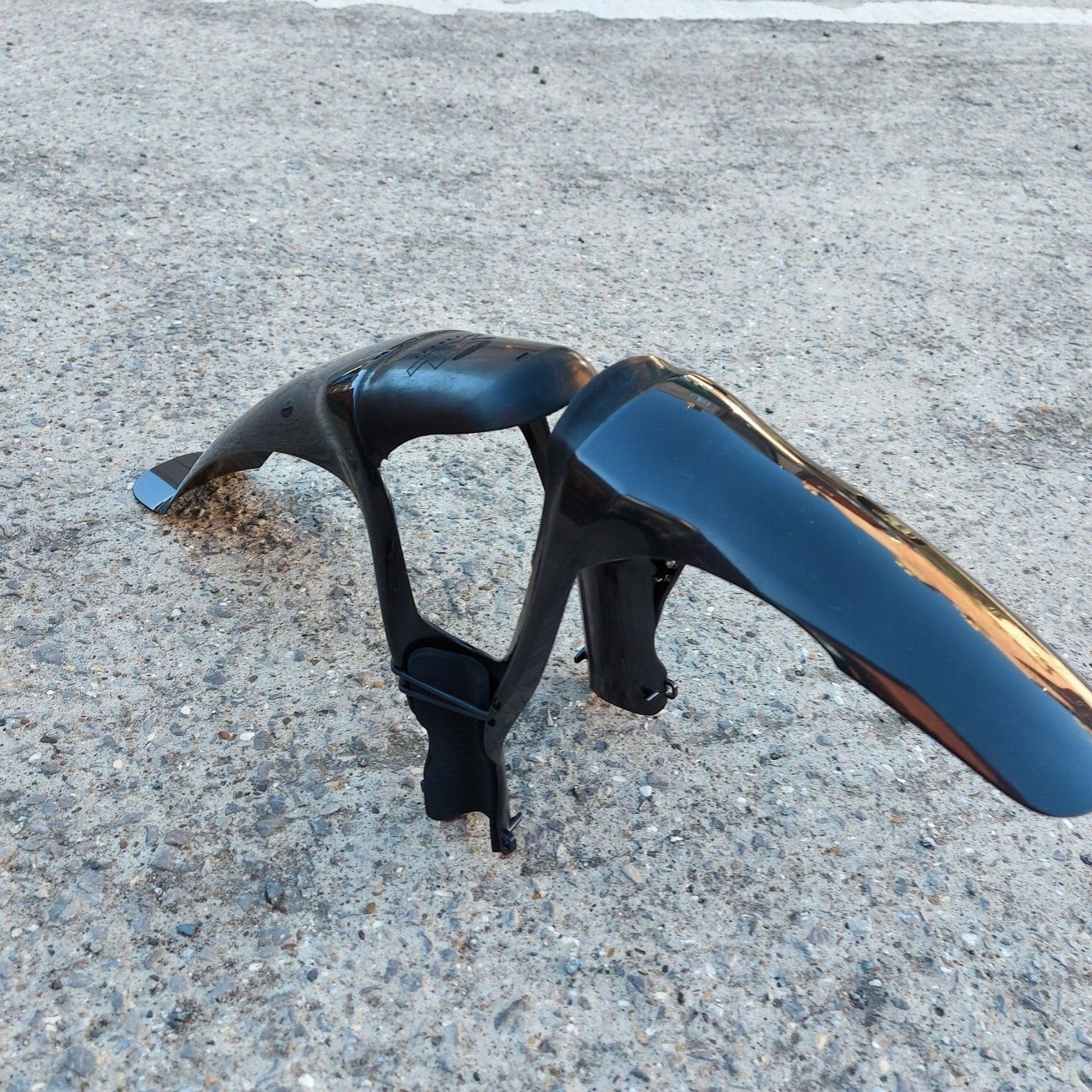 Crud XL Mudguard FRONT _ Fender Mud Guard MTB Mountain Bike Enduro Race ...