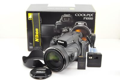 Nikon Coolpix P1000 Digital Camera Standard Telesphoto Zoom Lens x125 ...