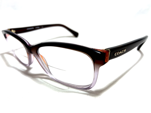 Coach HC 6089 FRAME Eyeglasses 5401 (Purple Brown Gradient/Brown) 51-16 ...