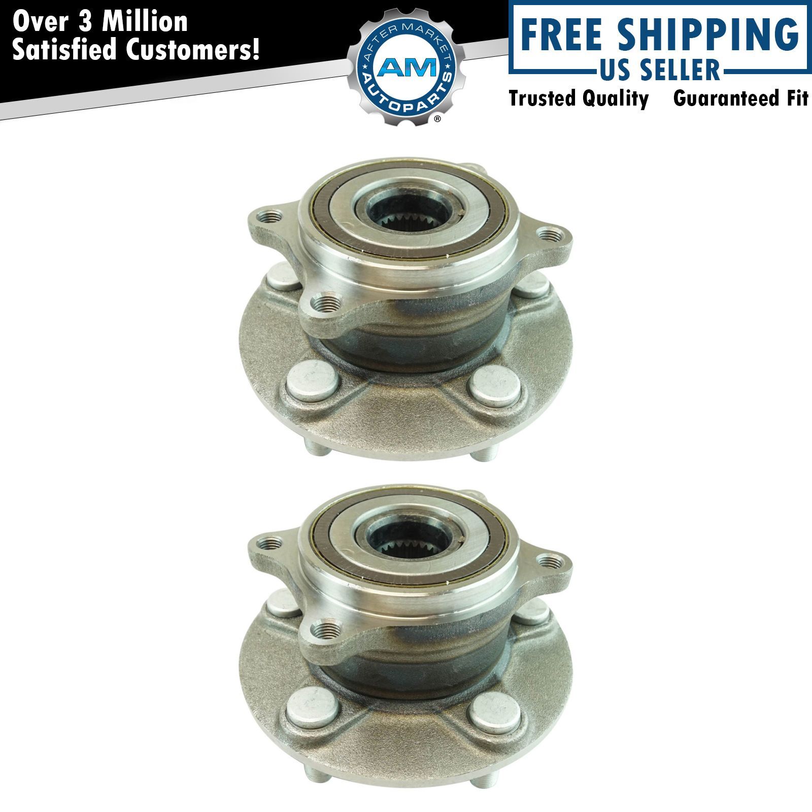Rear Wheel Bearing & Hub Assembly Pair for Suzuki Grand Vitara Kizashi ...