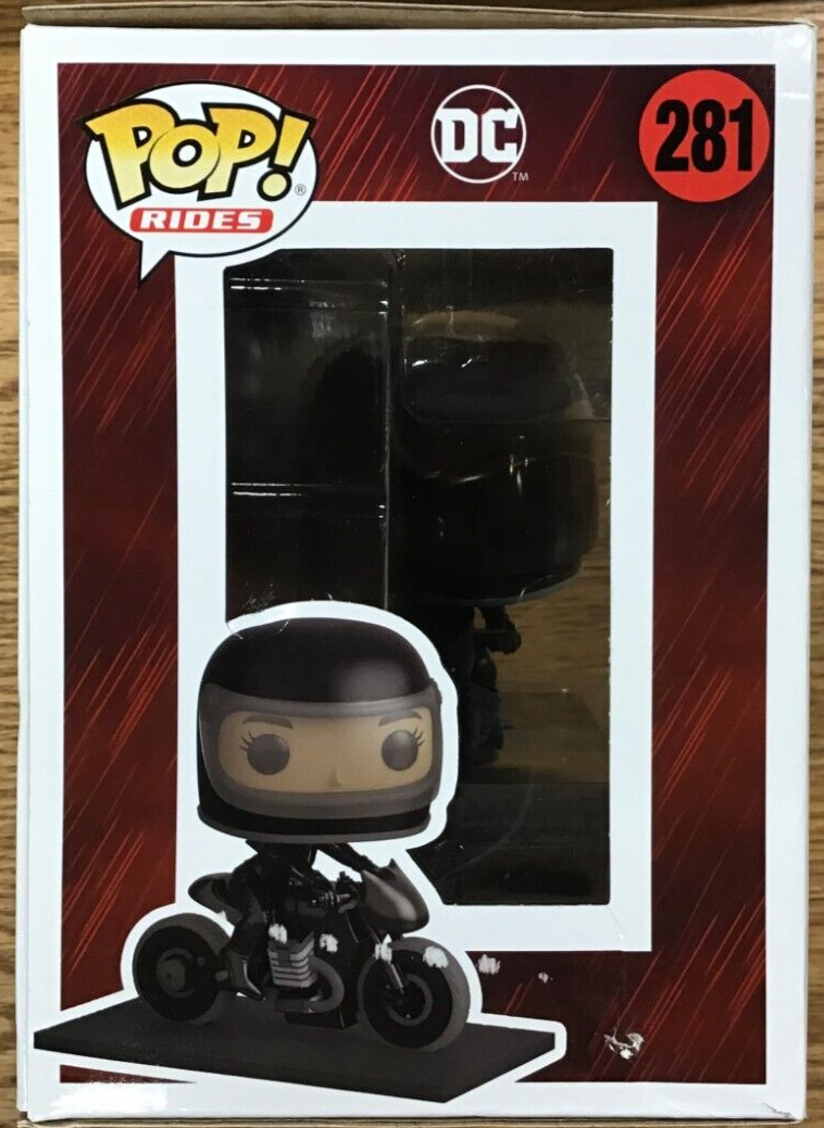 Batman Motorcycle Toy Funko Pop Ride Deluxe Le Batman Selina En Moto ...
