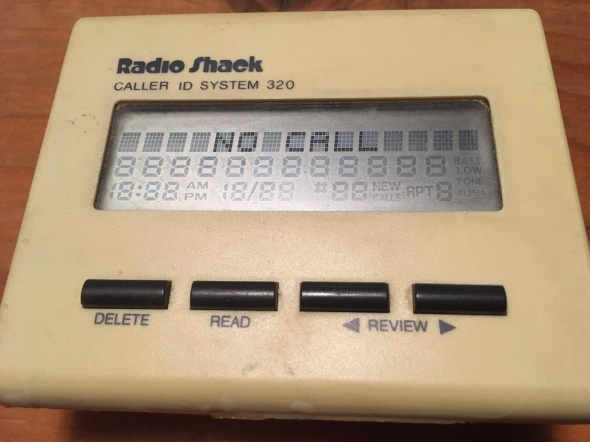 Radio Shack Caller Id Box