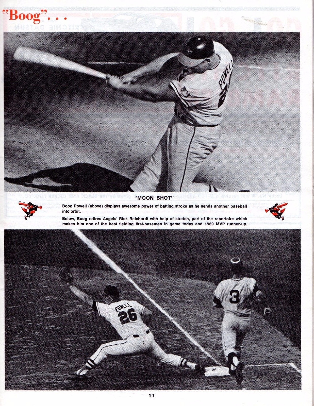 1970 MLB Baseball Program, Milwaukee Brewers @ Baltimore Orioles ...
