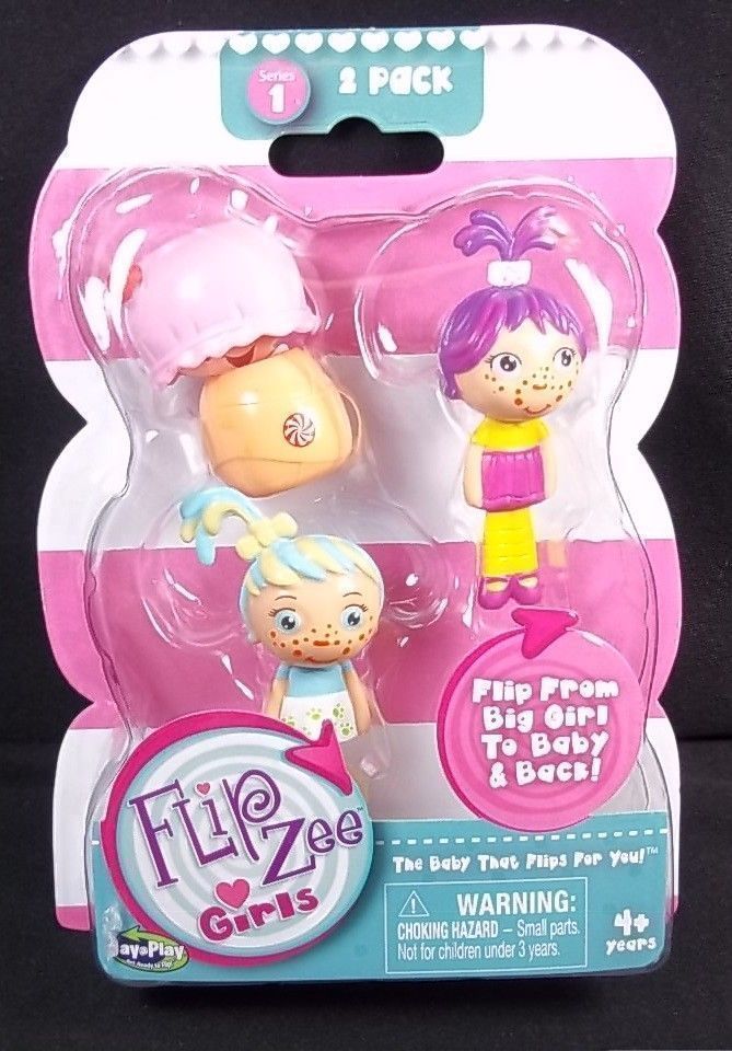 Flip Zee Girls Series 1 flip from big girl to baby 2 pack NEW #1 | eBay