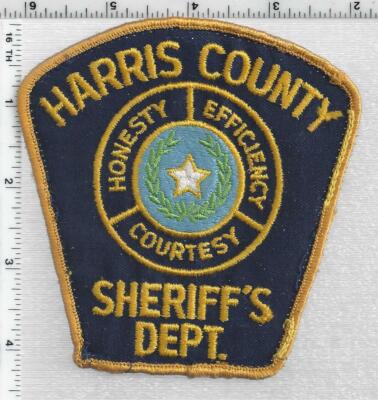 Harris County Sheriff (Texas) 2nd Issue Uniform Take-Off Shoulder Patch ...
