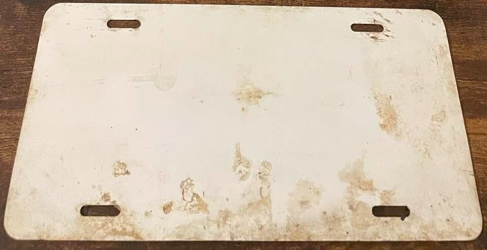 Vintage Ford Prismatic Booster License Plate FOMOCO Motorsports Racing ...