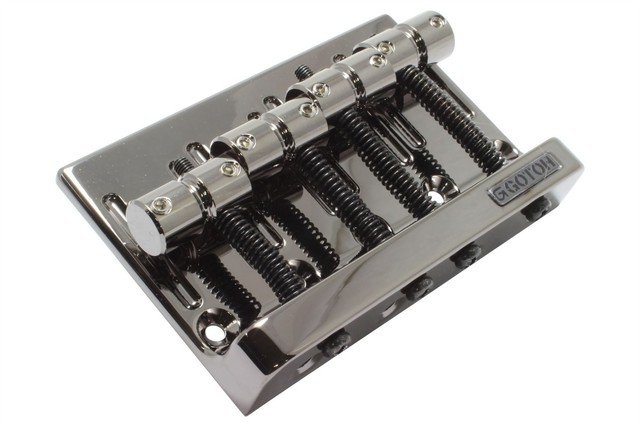 Genuine GOTOH 201b-4 String Hi-mass P and J Bass Bridge for Fender ...