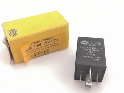 RELAY HELLA 5HE996152-021 12V 10Amp Time-Control Unit | eBay