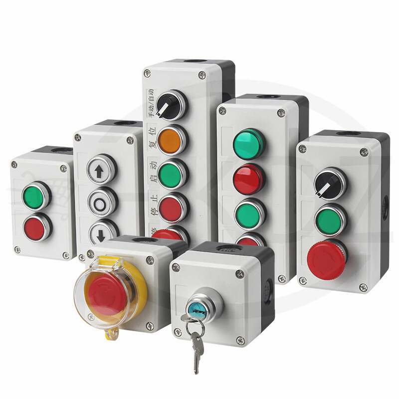 Emergency Stop Button Switch Control Box Start Stop Pushbutton Switch 1 ...