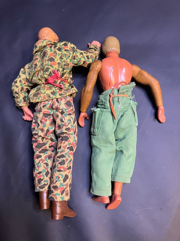 2 Vintage 1971 Mattel GI Joe Big Jeff Action Figure | eBay