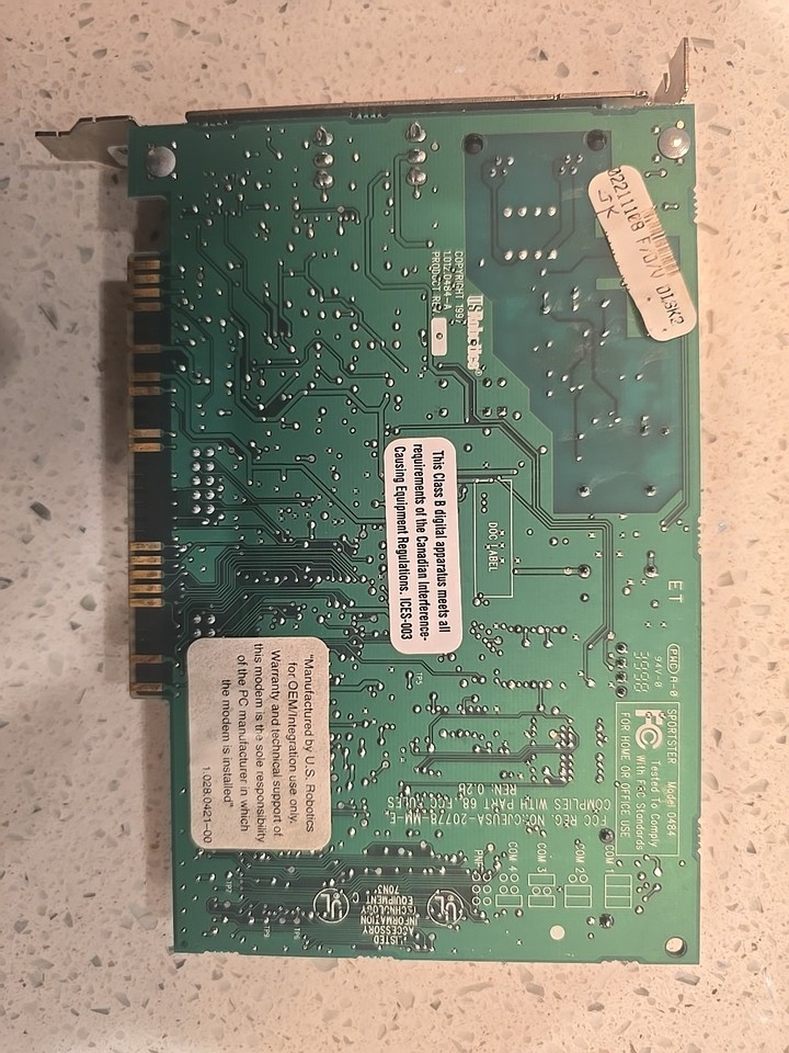 US Robotics Sportster Model 0484 Classic Dial-up Modem | eBay