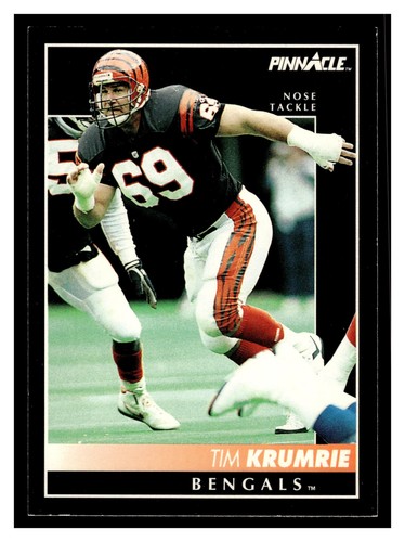 1992 Pinnacle Tim Krumrie #236 Cincinnati Bengals | eBay