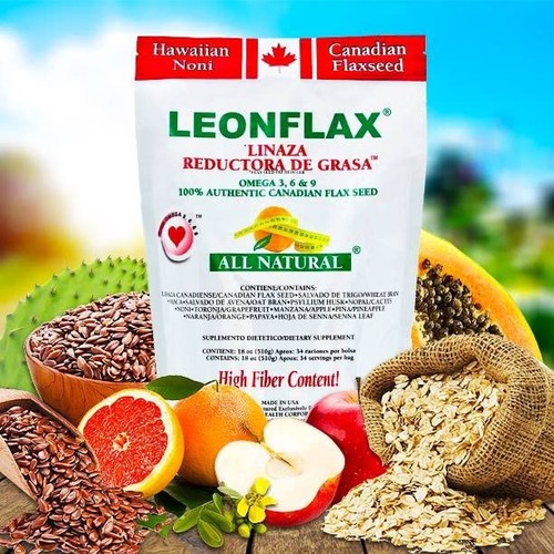 Leonflax, 100% Authentic Canadian Flax Seed, All-natural, High Fiber ...