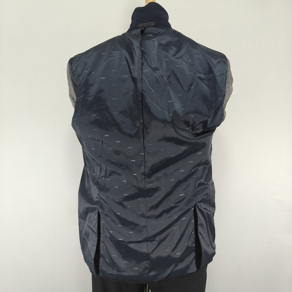 Michael Kors Men's Sport Coat Blazer KOOP Two Button Navy Blue 38R NEW ...