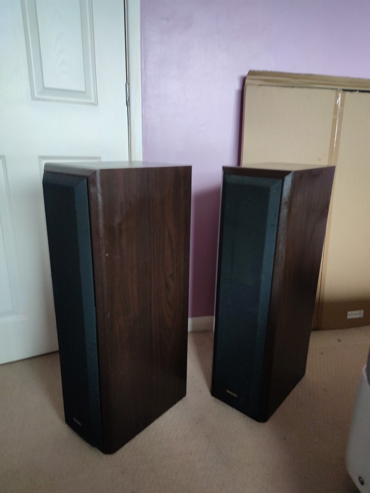 Technics SB-M500 Mk1 3 Way Plus Passive Woofer Full Range Speakers Hi Fi Pair | eBay UK