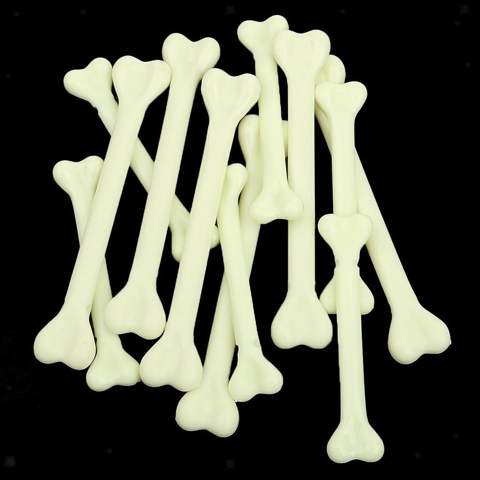 Halloween Funny Skeleton String of Bones Hanging DIY Decoration Pack of ...