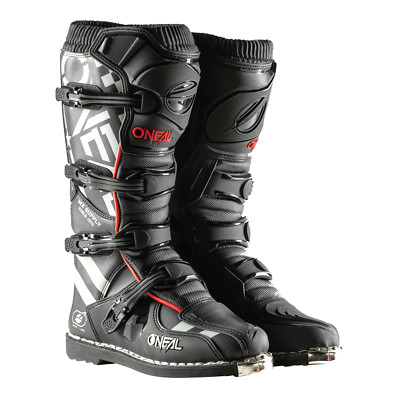 O'Neal Element Motorcycle Boots Off-Road MX Motocross Squadron Black 9 ...