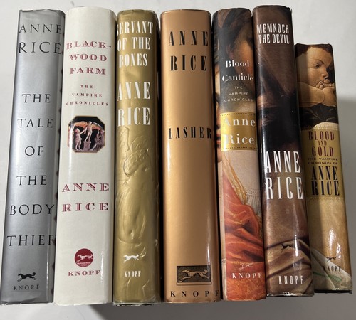 Anne Rice The Vampire Chronicles 7 (6 1st Ed) HD Collection book set VG ...