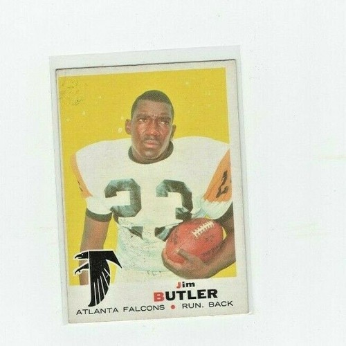 1969 Topps Football Card Atlanta Falcons Jim Butler #228 | eBay