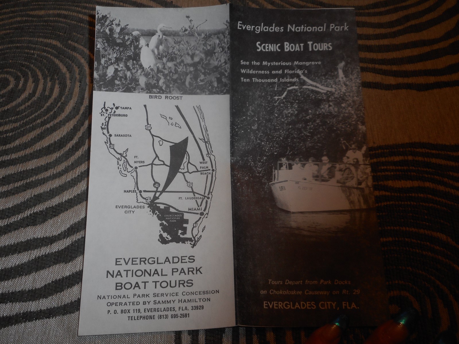 Vintage Brochure Everglades National Park Scenic Boat Tours Everglades ...