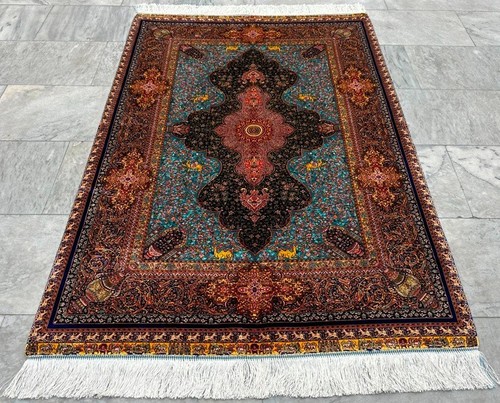 High Quality Silk Floral 3x5 Luxury Bedroom Rug Traditional Oriental ...
